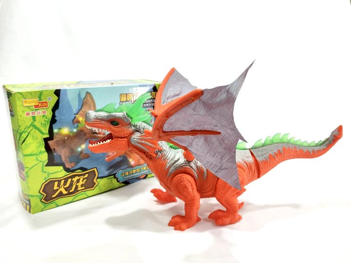 Kids Toy Dinosaur Dragon / Walking & Screaming / Lights & Sounds ...