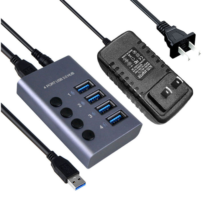 【ETOP】Metal USB 3.0 Hub Multi USB Splitter 3 Hab Use Power Adapter Multiple Expander 2.0 Hub ...