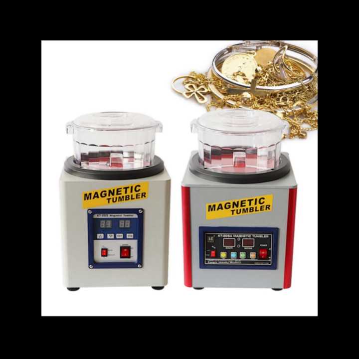 KT-185 Magnetic Tumbler Jewelry Polisher 2000 RPM Finisher AC 220V with ...