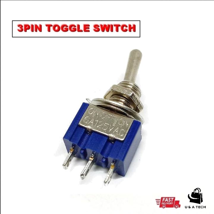 Toggle Switch 3 Pin / MTS-103 SPDT TOGGLE SWITCH 3 PIN 3 WAYS - ON-OFF ...