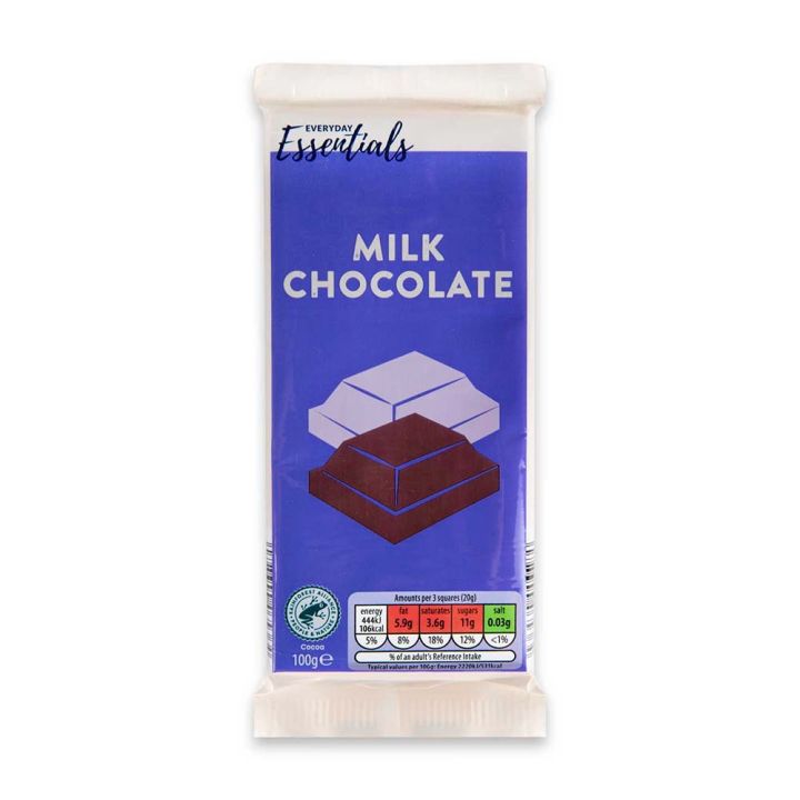 ALDI Everyday Essentials Milk Chocolate 100g | Daraz.lk
