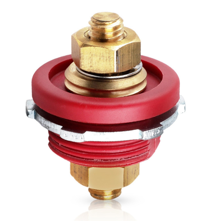 24V 3/8 Stud Remote Battery Junction Kit for Outdoor Vehicle Use - Red ...