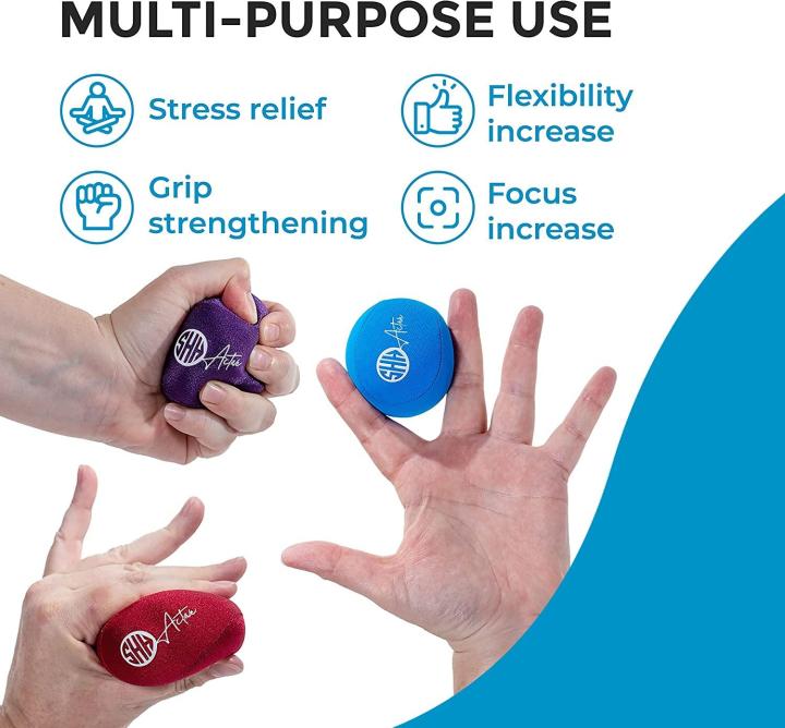 Stress Release Finger Exercise Balls Excise Finger Stress Balls in ...