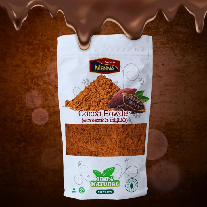 Pure Cocoa Powder (100g) | Unsweetened Natural Chocolate Powder for ...