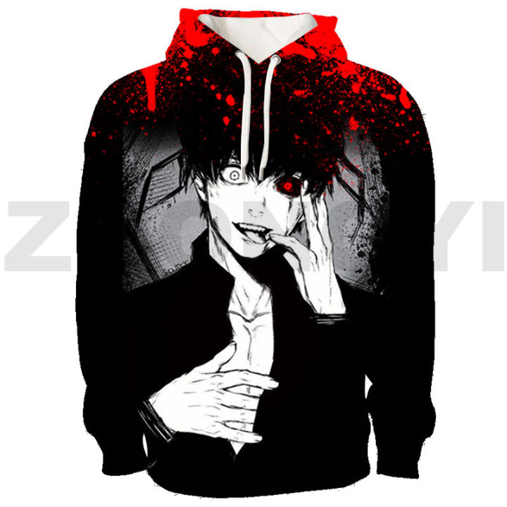 Tokyo Ghoul 3D Print Hoodie for Teens Japanese Anime Kaneki Ken Clothes ...
