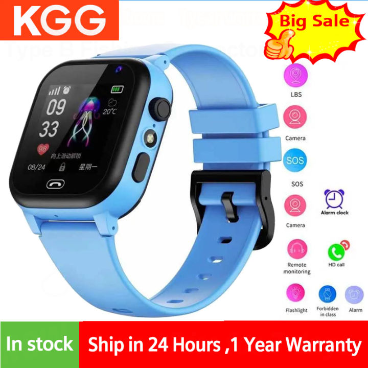 KGG Kids Smart Watch Phone LBS SOS Location Camera SIM Card Voice Chat ...