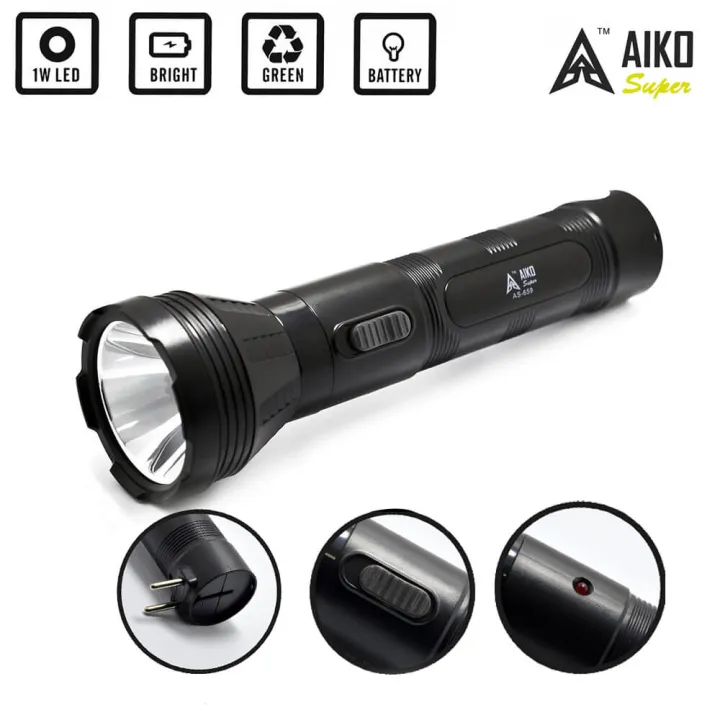 Aiko Super LED Rechargeable Touch AS-655 | Daraz.lk