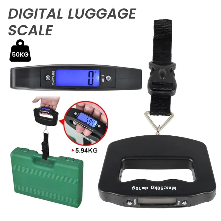 NEW Digital Luggage Scale Portable Suitcase Scale Hanging Scales ...