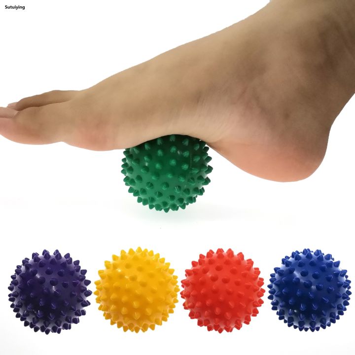 Sutuiying Durable PVC Spiky Massage Ball Trigger Point Sport Fitness ...