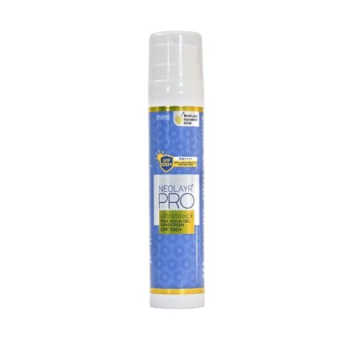 Neolayr Pro Ultrablock Max Aqua Gel Sunscreen SPF 100+ | PA+++, Aqueous ...