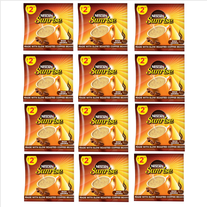 Nescafe Sunrise Sachet 1.9g (Pack of 12) | Daraz.lk