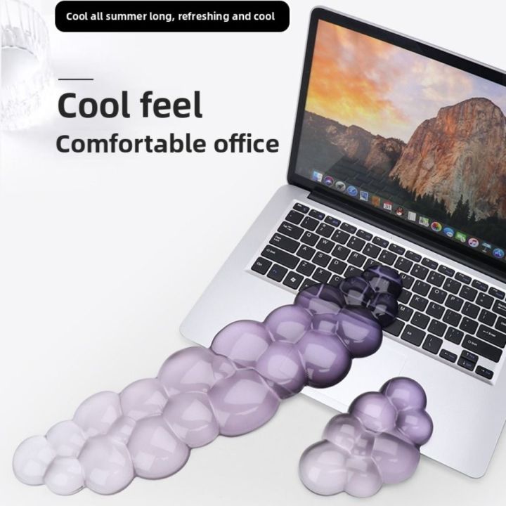 Portable Gradient Silicone Wrist Support Transparent Cloud Shape ...