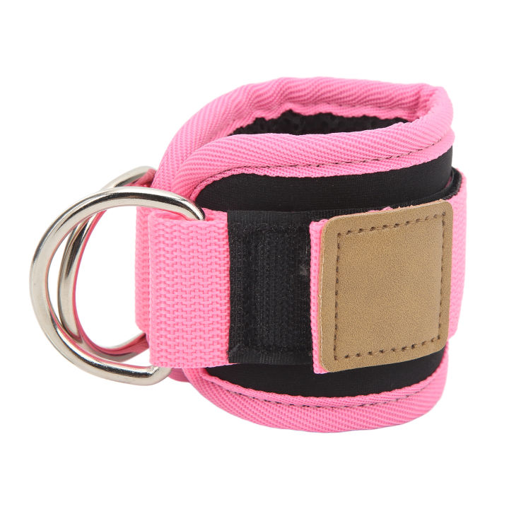 Ankle Leg Strength Trainer Strap Gym Cable Attachment Fitness Cuffs ...