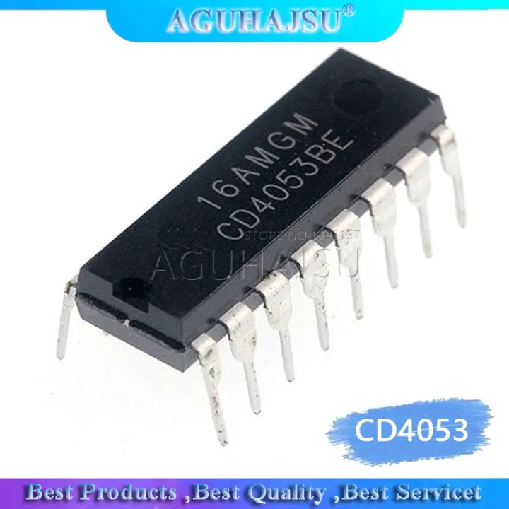 【Hengli jewelry story】10PCS/Lot CD4053 CD4053BE HEF4053 cd4053be 4053 DIP-16 Analog Switch IC ...