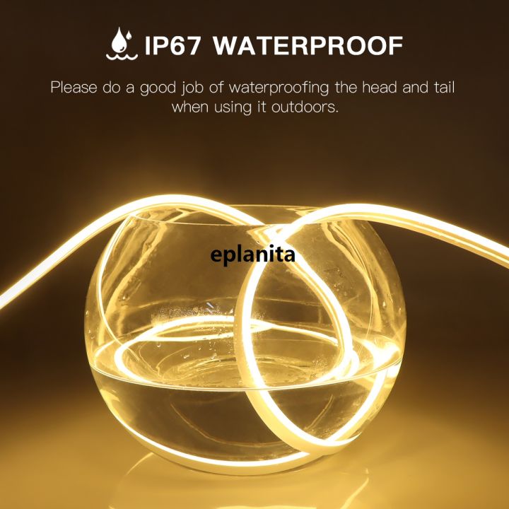 LED Neon Rope lights With Hand Sweep and Stepless Touch Dimmer Switch ...