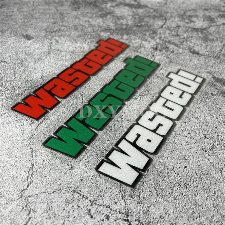 NEW DXYMOO Car Stickers for Classic Cartoon GTA Game WASTED Motorcycle ...