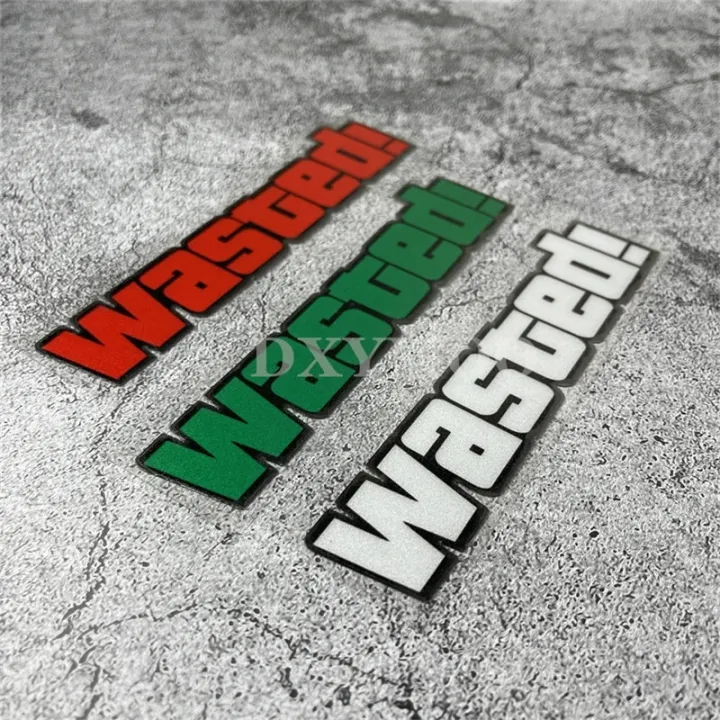 NEW DXYMOO Car Stickers for Classic Cartoon GTA Game WASTED Motorcycle ...
