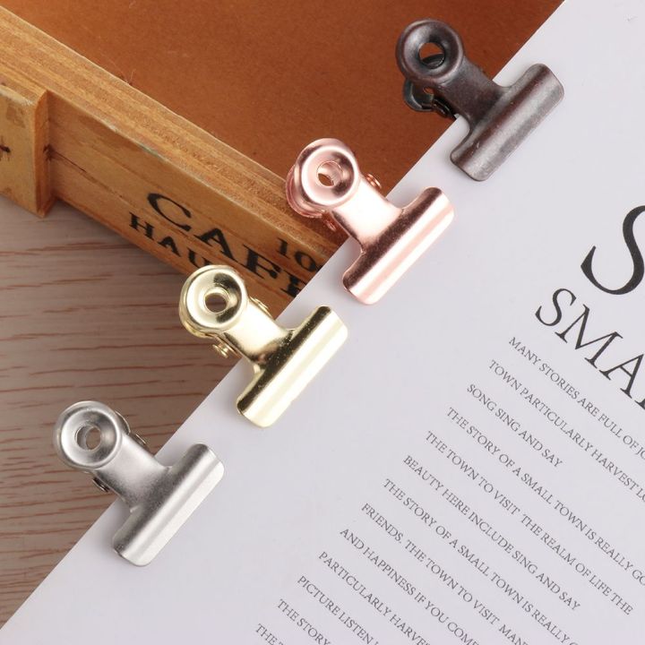 【SkinHorizon】6PCS Metal File Clamps Sealing Bag Clips Stainless Steel ...
