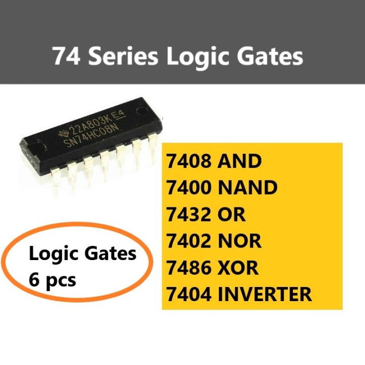 74 Series Logic Gate ICs 7408 7400 7432 7402 7486 7404 | Daraz.lk