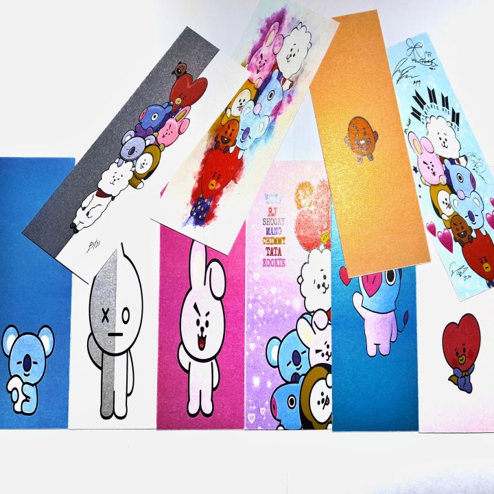 BTS 21 10pcs KPOP Korean Bookmarks pack | Daraz.lk