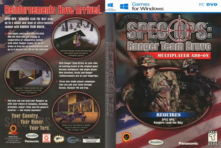 Spec Ops Ranger Team Bravo DVD PC Game | Daraz.lk
