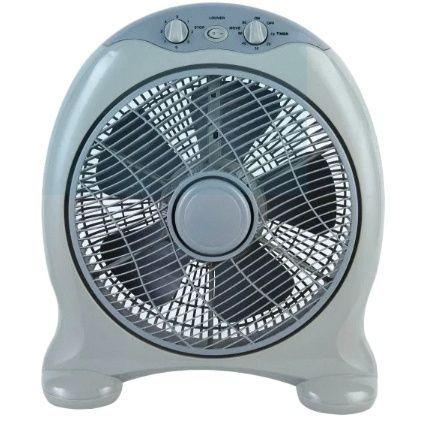Ketao Box Fan 12" | Cool Air Electric Box Table Fan 12 Inch 5 Blade ...