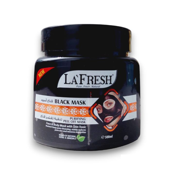 Lafresh Black Face Peel Off Mask 500ml Skin Purifying Tonic Reduce Pore ...