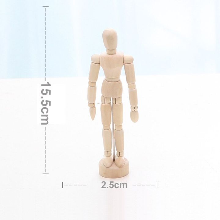 【Serendipity party】Wooden Hand Man Wood Drawing Mannequin Rotatable ...