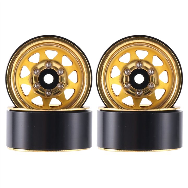 1 IN Beadlock Wheel Rim Negative Offset 3.78mm Hub for 1/18 1/24 RC ...