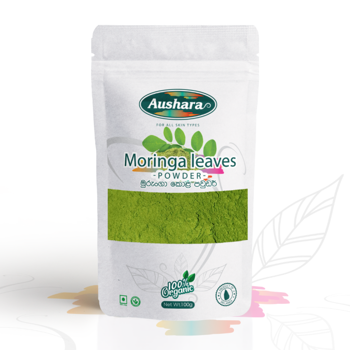 AUSHARA Moringa Leaf Powder 100g - Pure and Nutrient-Rich Superfood ...