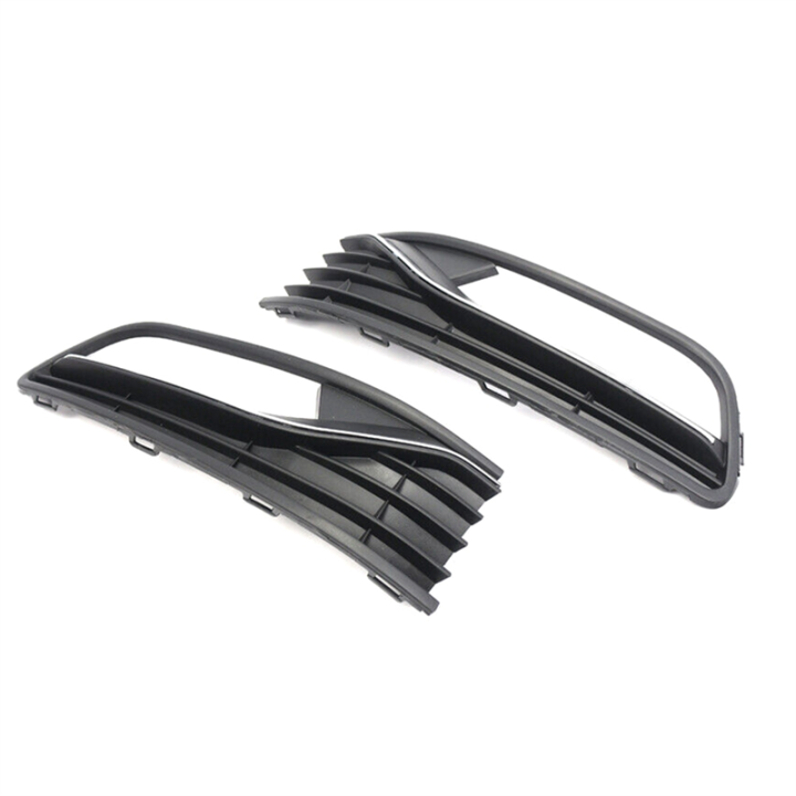 Front Bumper Lower Left and Right Fog Light Cover Grills 6R 2014-2017 ...