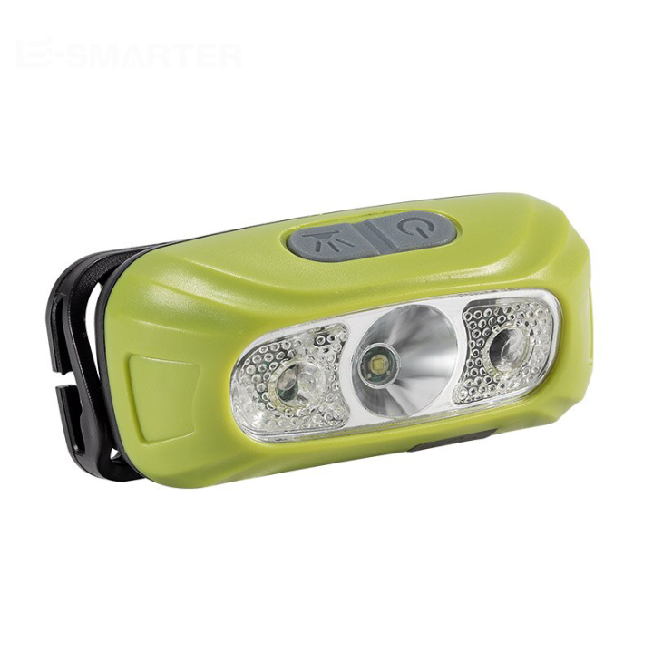 Portable Mini Sensor Headlamp LED Strong USB Rechargeable Head Light ...