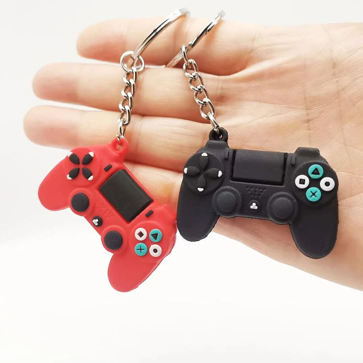 Video Game Handle Keychain Game Controller Simulation Toy Model Key ...