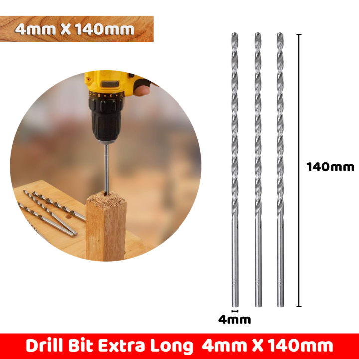 1piece Extra long drill bit 4mmX140mm (51/2") | Daraz.lk