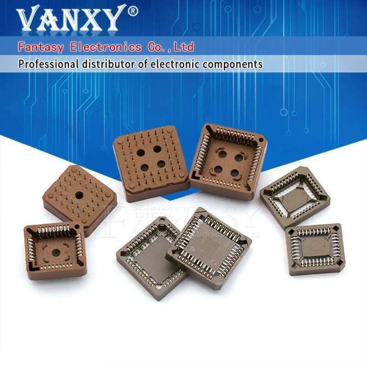 10PCS IC socket PLCC32 PLCC44 SMD DIP PLCC Socket adapter | Daraz.lk