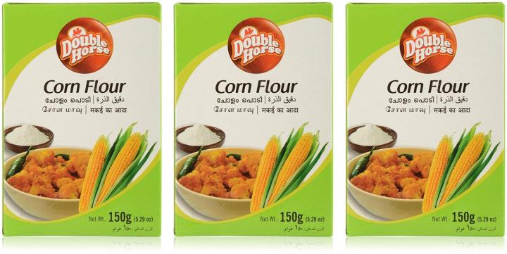 Double Horse Natural Corn Flour- 150 gm Pack of 3|Cholam Powder ...