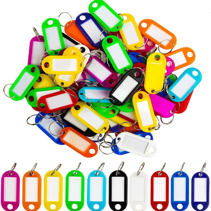 Random Color Key Tags With Labels Plastic Prevent Missing Key ...