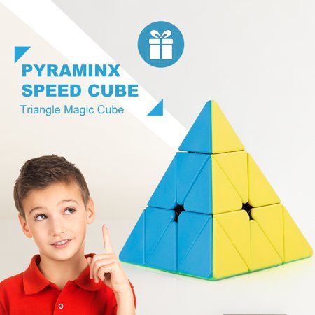 【Tento】Pyramid Cube 3x3 Sticker less - Triangle Rubiks Cube - | Daraz.lk
