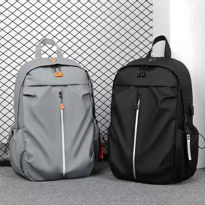 Lightweight Men’s School & Work Backpack – Water-Resistant, USB ...