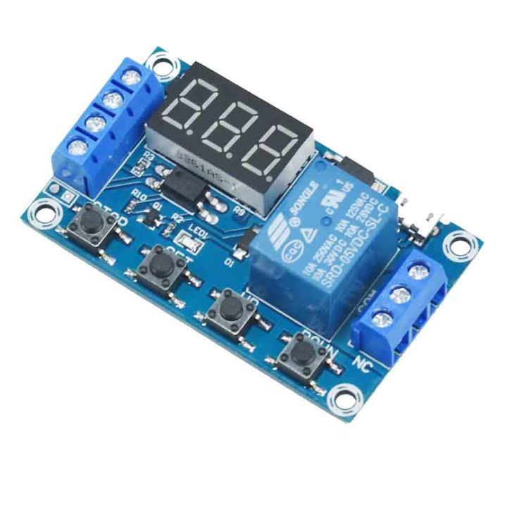 6-30V Relay Module Switch Trigger Time Delay Circuit Timer Cycle ...