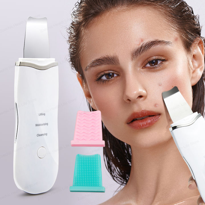 Ultrasonic Skin Scrubber Electric Skin Scrubber Deep Face Cleaning ...