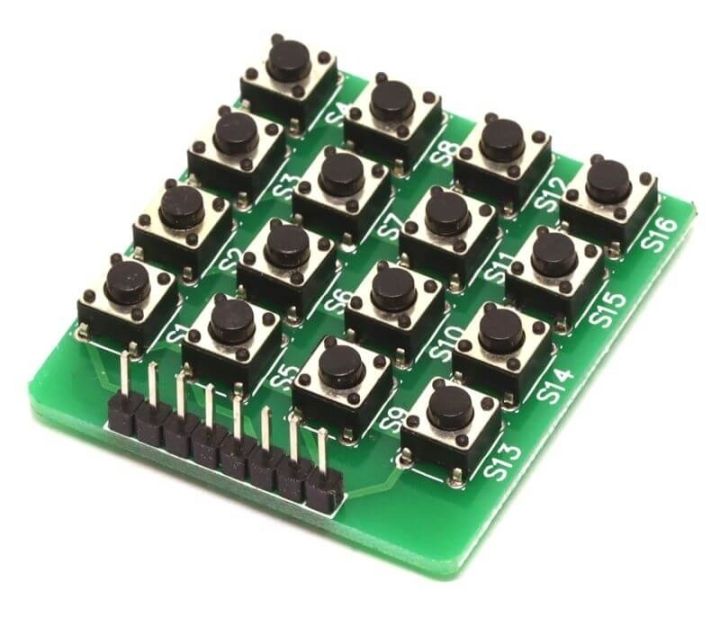 4×4 Matrix 16 Keypad Keyboard Module 16 Button Mcu For Arduino Darazlk