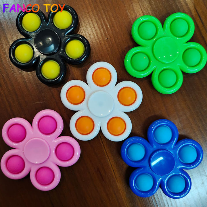 New simple dimple fidget toy spinner 5 sides Custom Finger Fidget ...