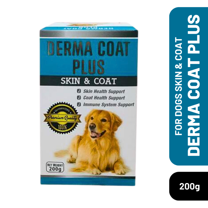 DERMA COAT PLUS Skin & Coat for Dogs Supplement 200g | Daraz.lk