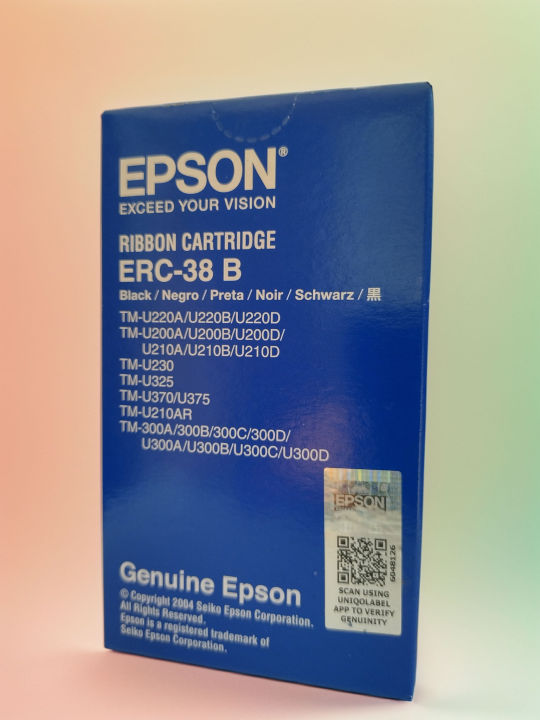 Epson ERC-38 B Black Ribbon for POS Printers Genuine | Daraz.lk