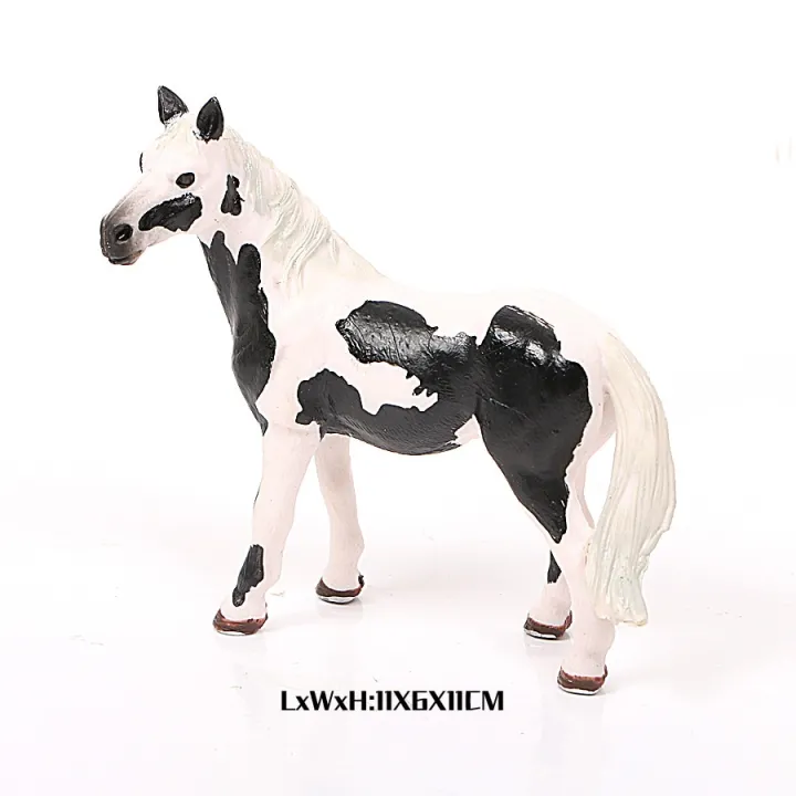 【DIV MALL】Realistic Horse Figurines farm Animals Model Action Figures ...