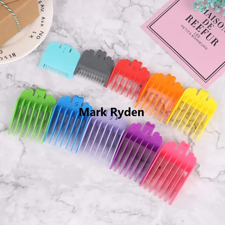 Mark Ryden 10pcs Hair Limit Comb Set Hair Clipper Guide Combs 1.5/3/4.5 ...