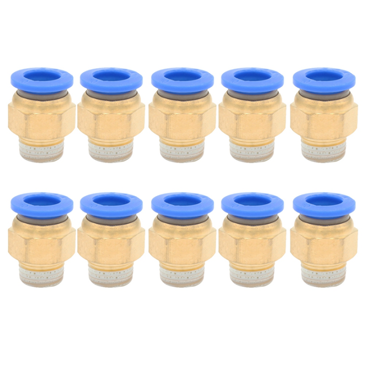 PC Pneumatic Air 10Mm 8Mm 12Mm 6Mm 4Mm Hose 1/4In BSP 1/2In 1/8In 3/8In ...