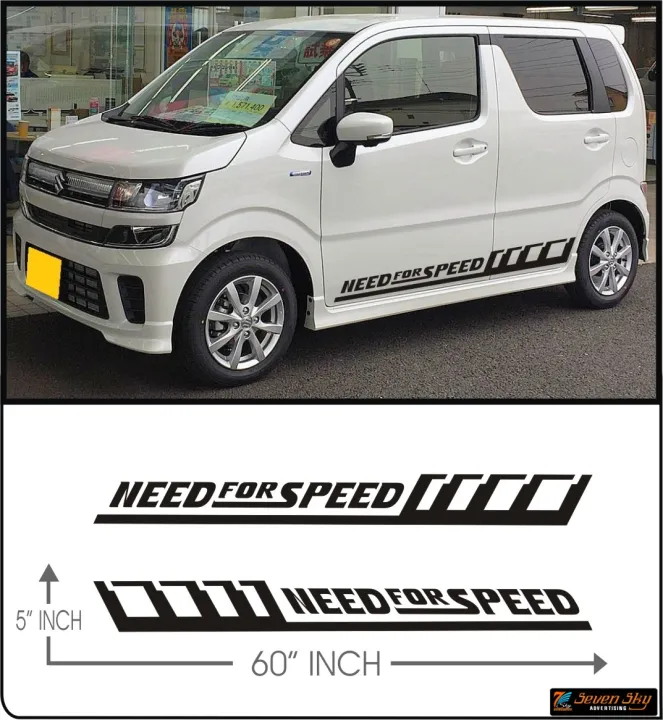 Car Side Body Stickers WAGON R Buddy Van Mini Car Hybrid Car Sports Car ...