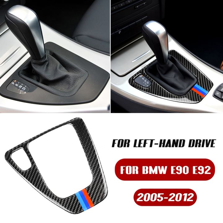 Carbon Fiber For BMW E90 E92 E93 3 Series 2005-2012 Car Gear Shift ...